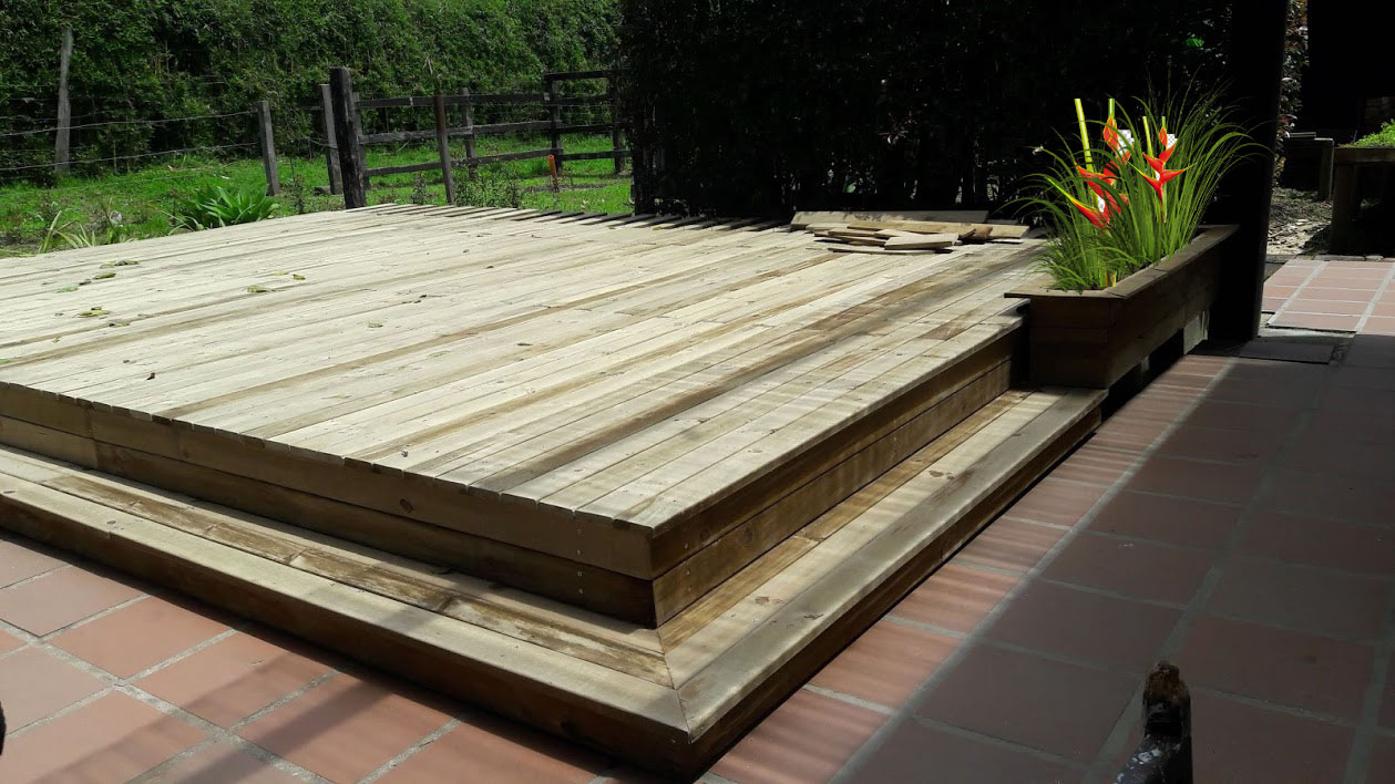 Diseños de Decks – deck en madera inmunizada